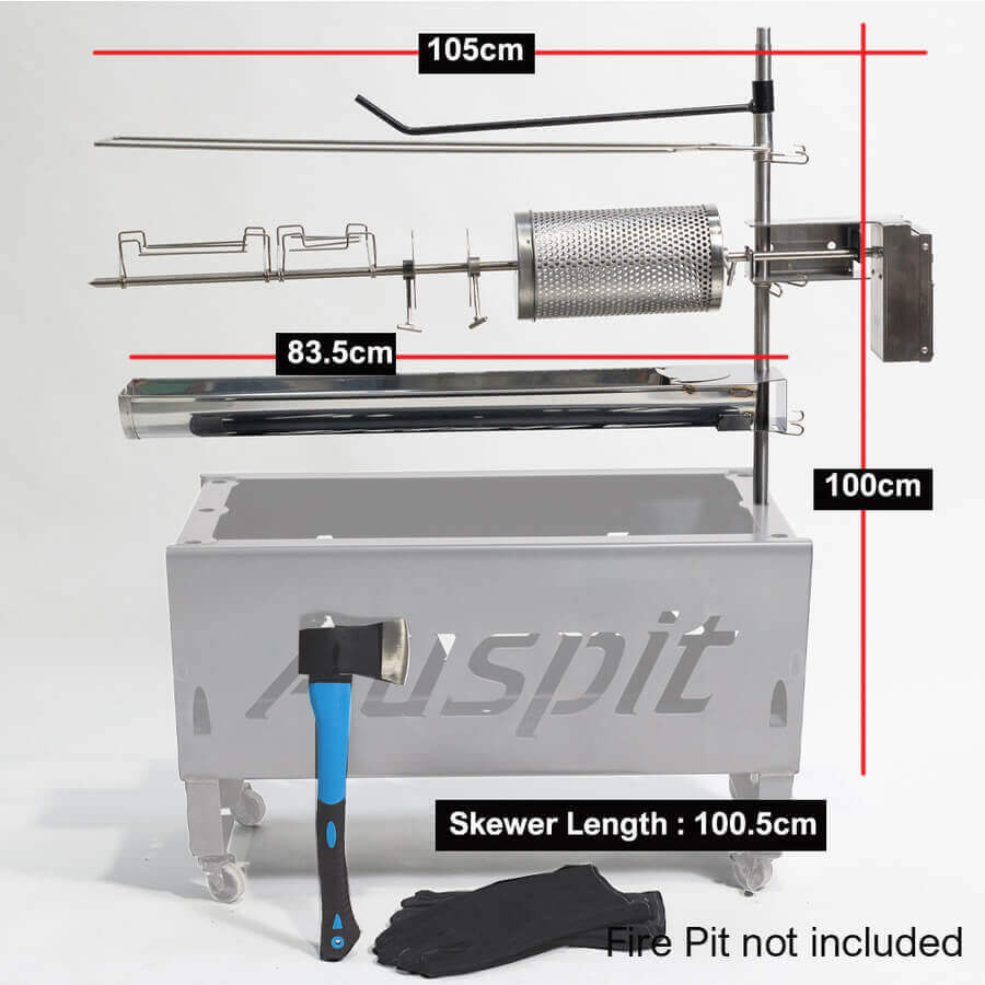 Auspit Gold | Portable Spit Rotisserie Package - Spit Roasters Australia