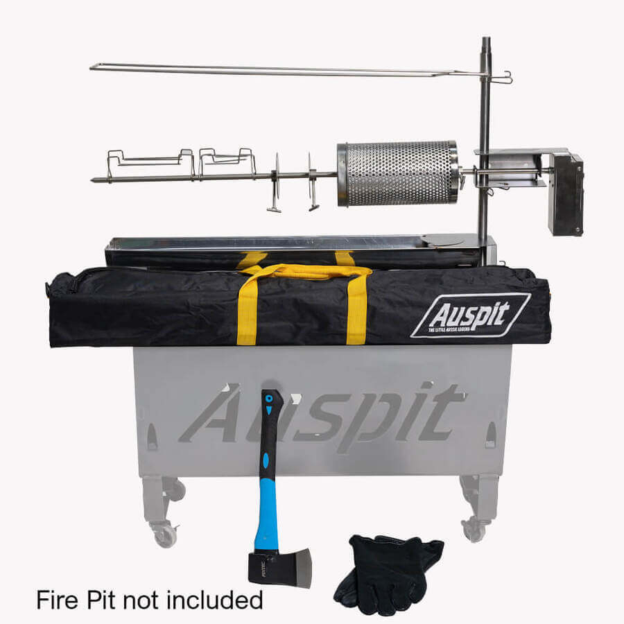 Auspit Gold | Portable Spit Rotisserie Package - Spit Roasters Australia