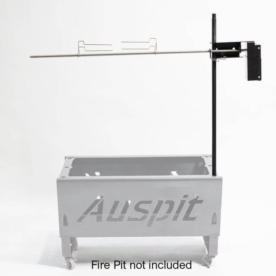 Auspit Compact Portable Camping Spit Rotisserie Package - Original ...