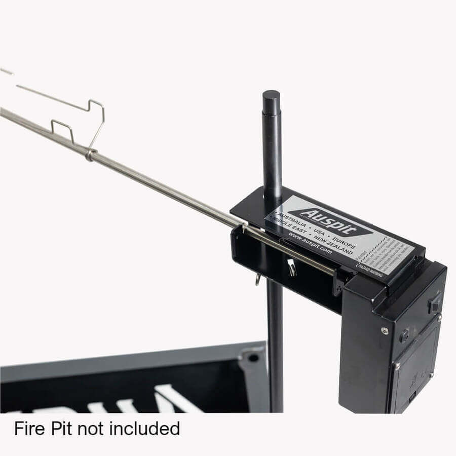 Auspit Compact Portable Camping Spit Rotisserie Package - Original ...