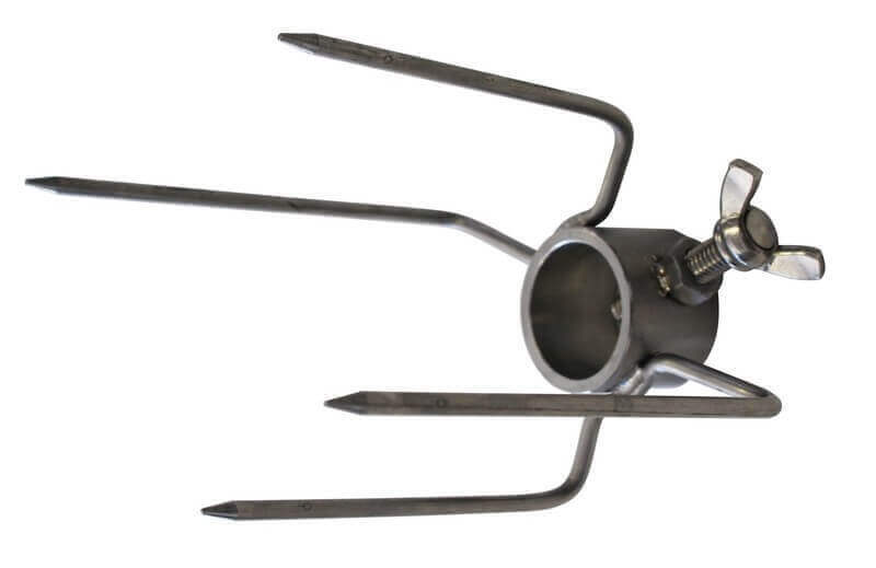 Large 4 Prong Rotisserie Fork for Chicken - 28mm(1 inch) Round x 2 ...