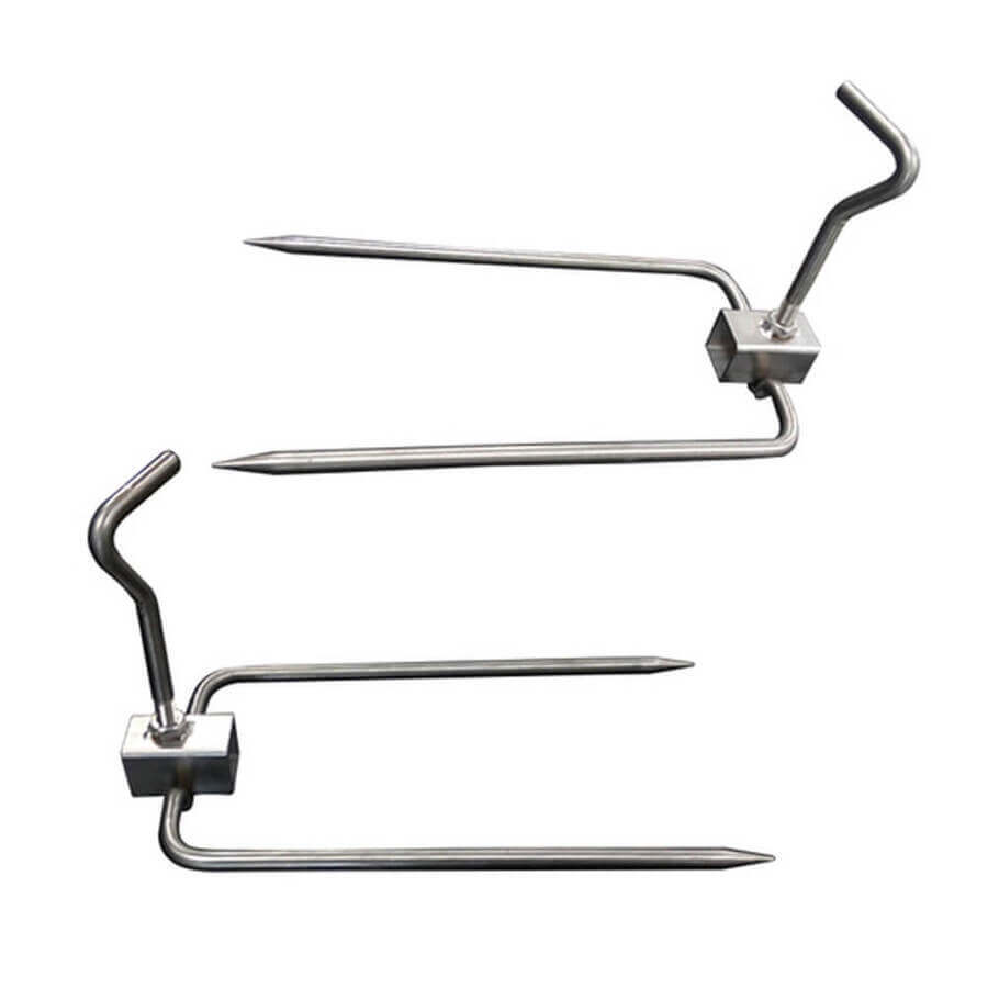 Spit Roaster Prong-Large Stainless Steel 20mm Square (x2) - Flaming ...