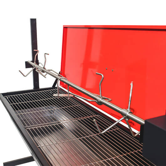 Warrior Pig Spit Roaster - 60kg Capacity | Flaming Coals - Spit ...