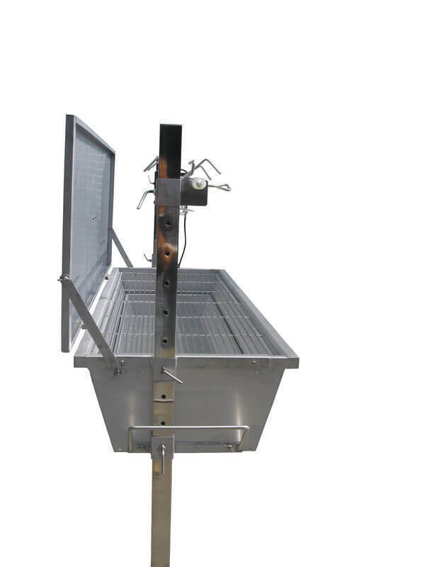 Stainless Steel Warrior Spit Roaster - 60kg Capacity | Flaming Coals ...