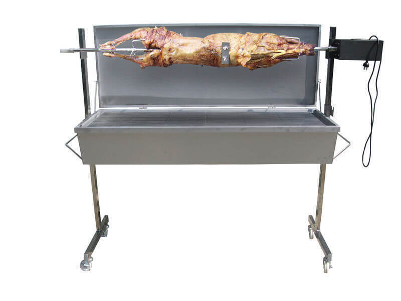 Stainless Steel Warrior Spit Roaster - 60kg Capacity | Flaming Coals ...