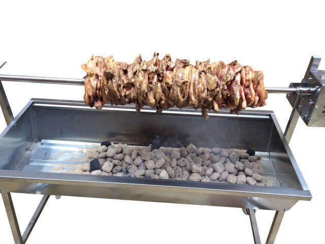 The Master 1200 Stainless Steel Spit Roaster with 30kg Motor | Flaming ...