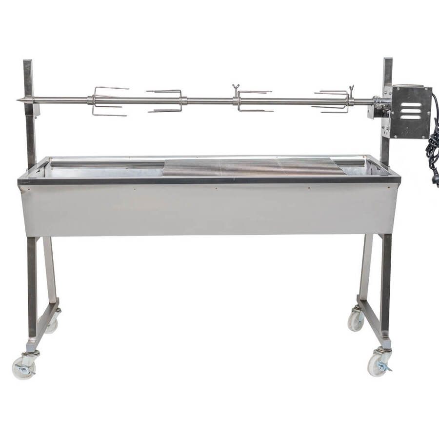 The Master 1200 Stainless Steel Spit Roaster with 30kg Motor | Flaming ...