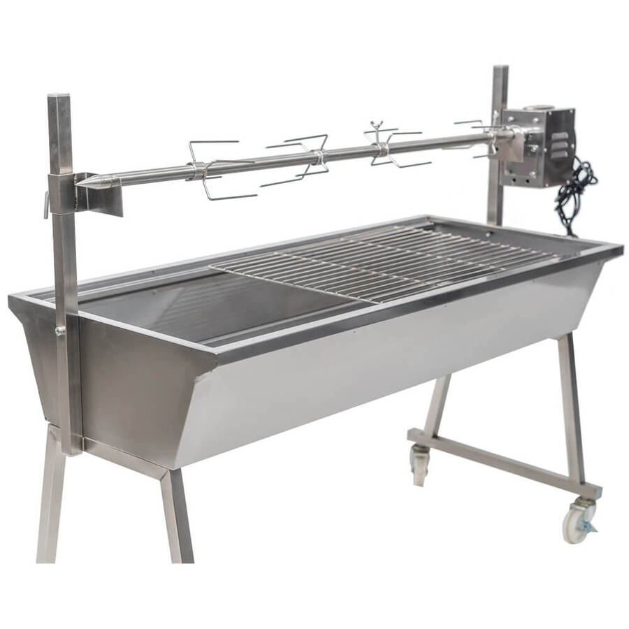 The Master 1200 Stainless Steel Spit Roaster with 30kg Motor | Flaming ...