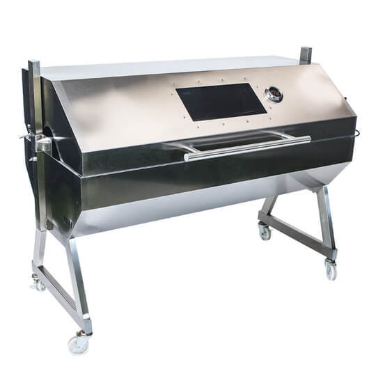 1500 Stainless Steel Hooded Spartan Spit Roaster - Spit Roasters Australia