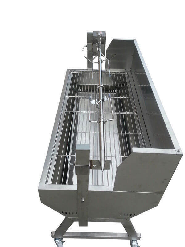 1500 Stainless Steel Spartan Spit Roaster | Flaming Coals - Spit ...