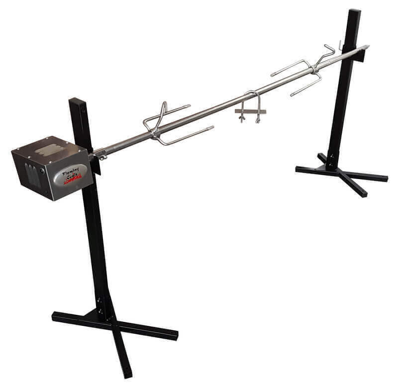 Heavy Duty Portable Camping Spit Roaster - Spit Roasters Australia