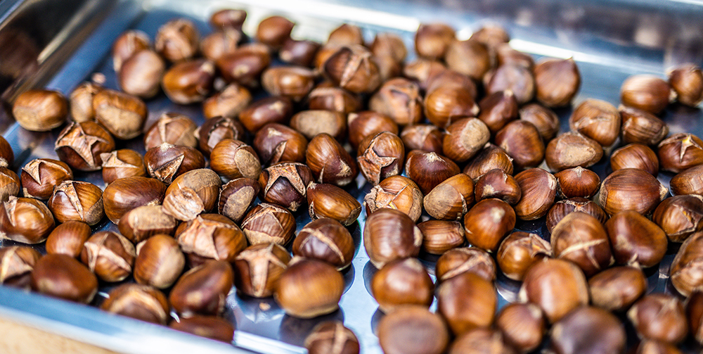 Roasted Chestnuts on a Spit Roaster - Spit Roasters Australia